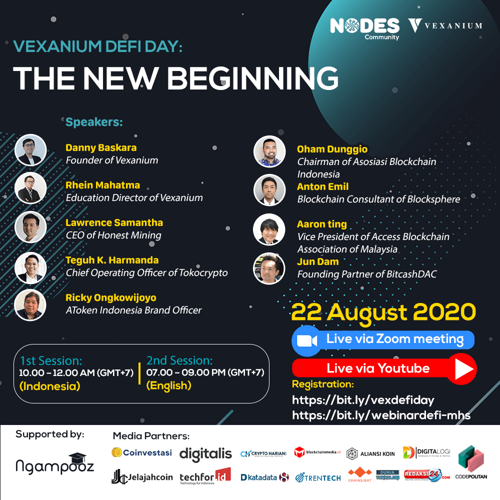 [Webinar] Vexanium Defi Day : The New Beginning